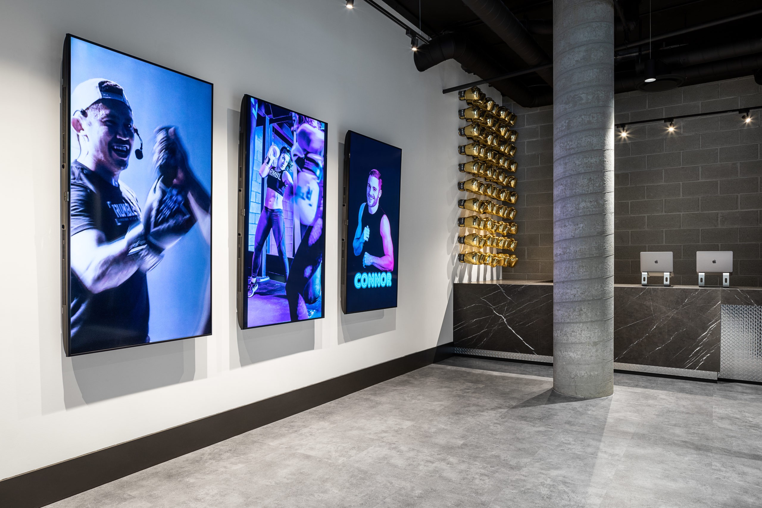 Rumble Boxing Studio by Cutler Design & Architecture